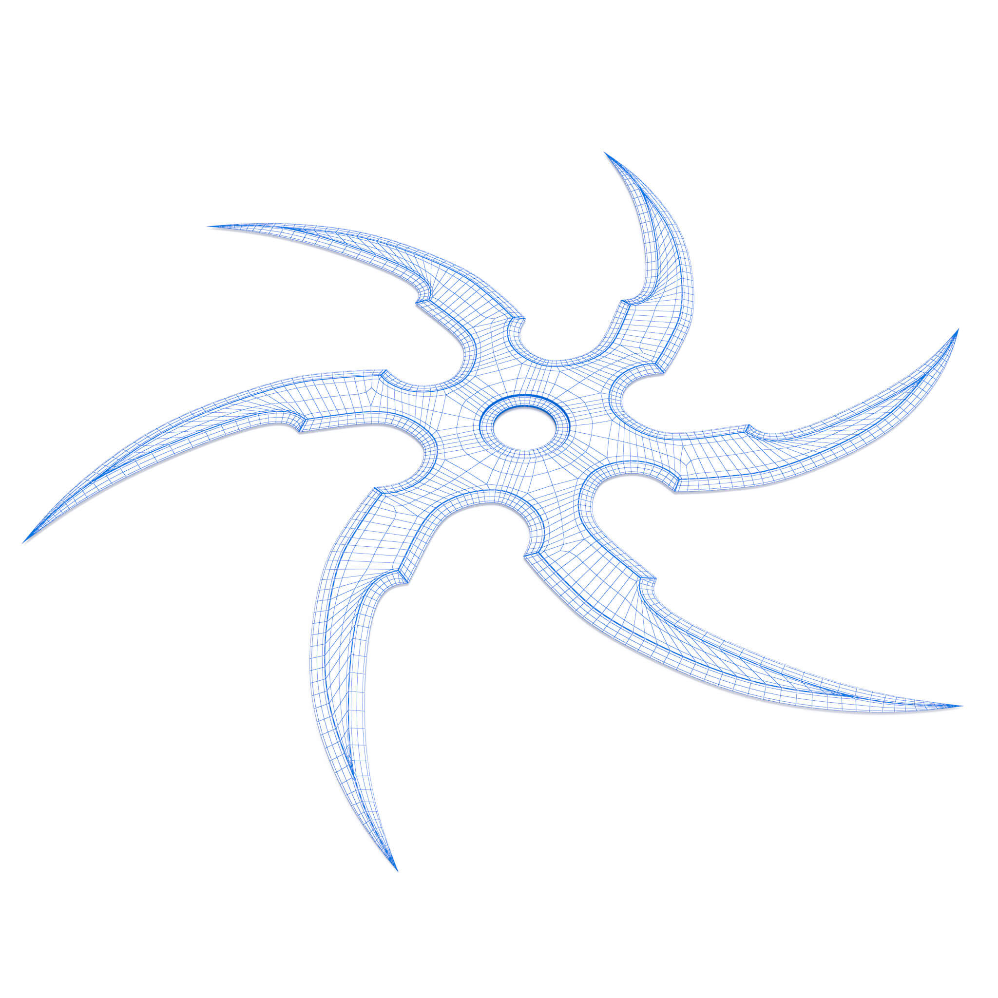 Shuriken 9 - 3D Model by CGPixel