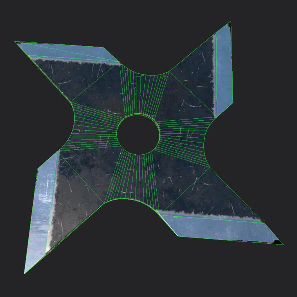 Shurikens All Low Poly - 3D Model by CGPixel
