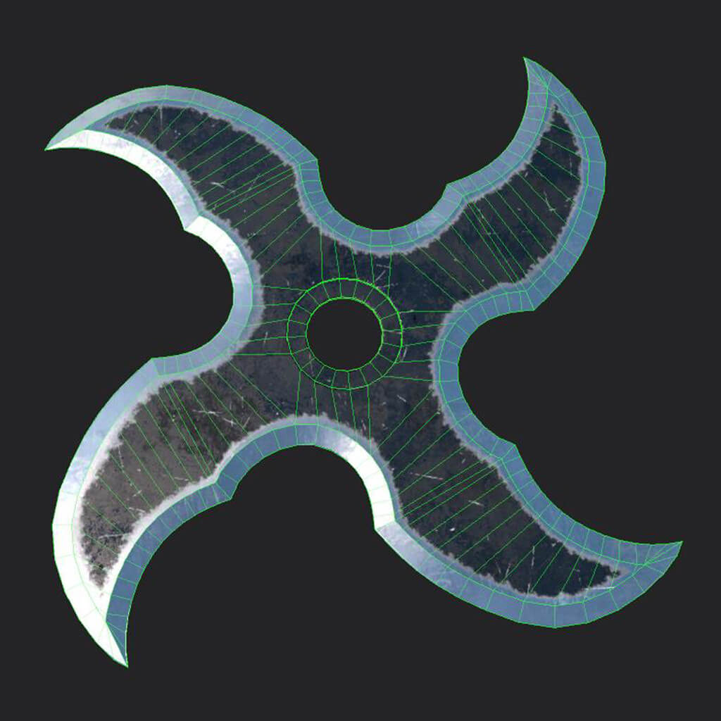 Shurikens All Low Poly - 3D Model by CGPixel