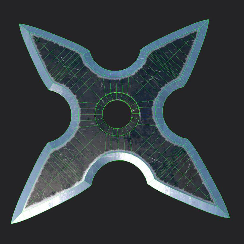 Shurikens All Low Poly - 3D Model by CGPixel
