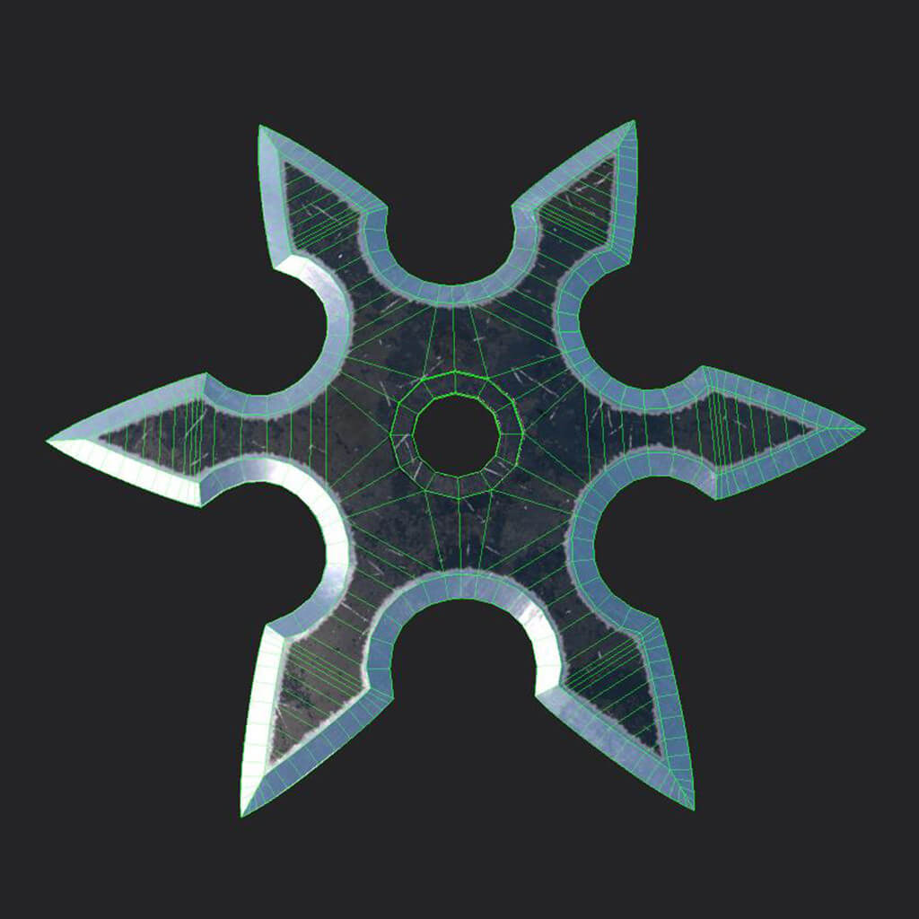 Shurikens All Low Poly - 3D Model by CGPixel