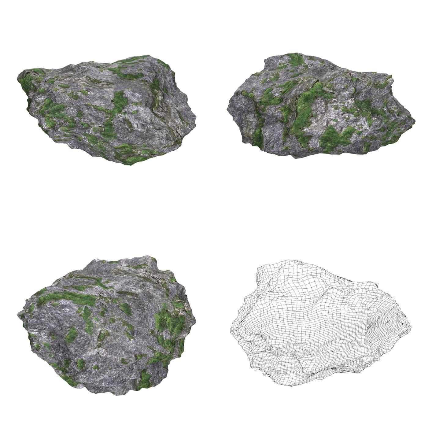 Ground Rock Collection - 3D Model by cgsea