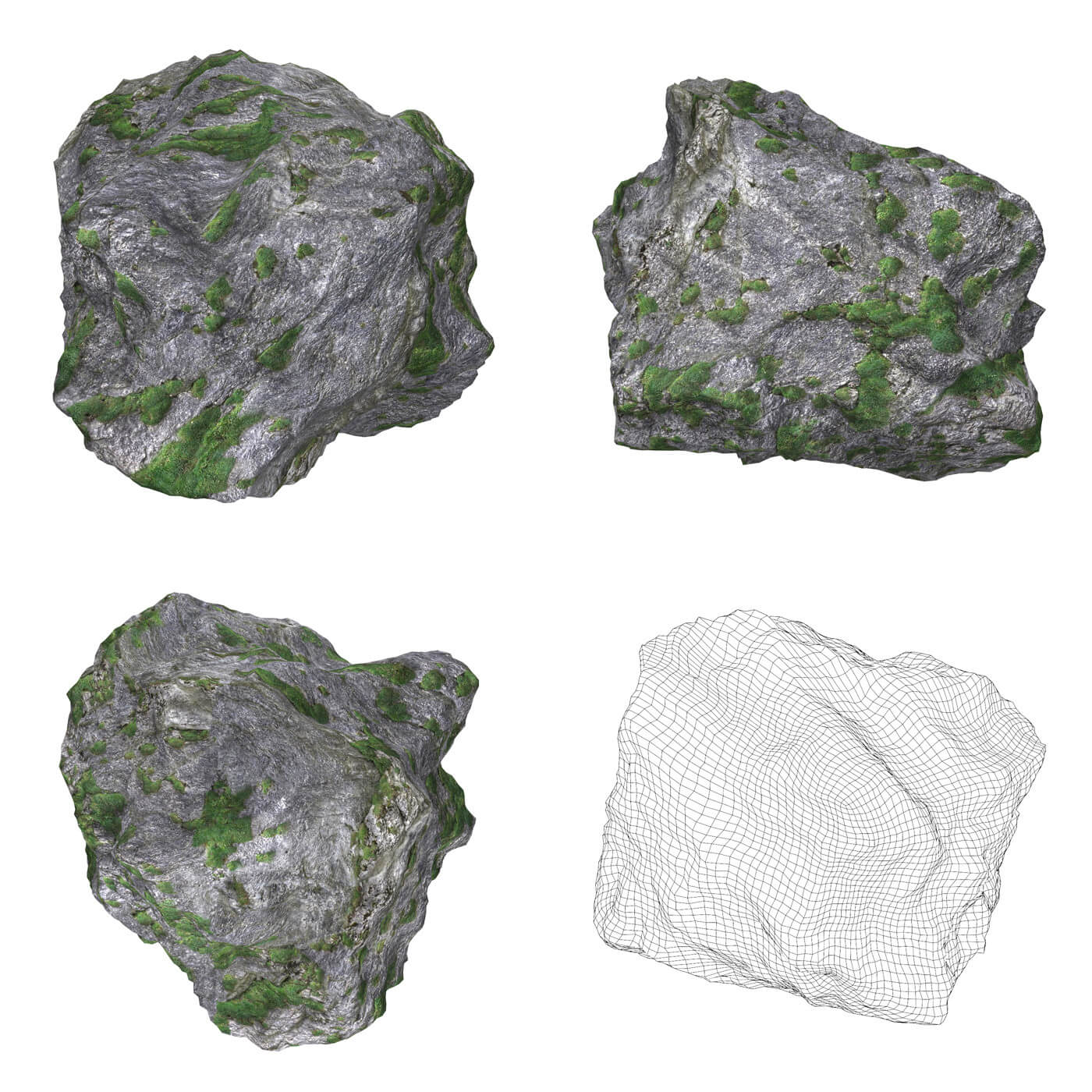 Ground Rock Collection - 3D Model by cgsea