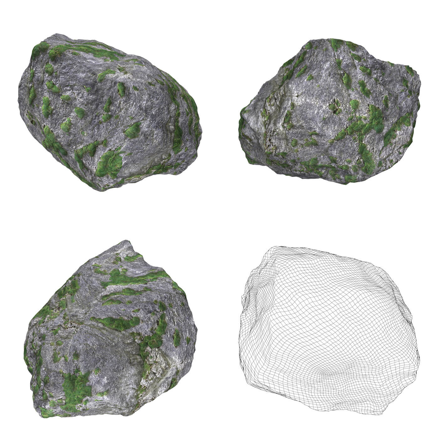 Ground Rock Collection - 3D Model by cgsea