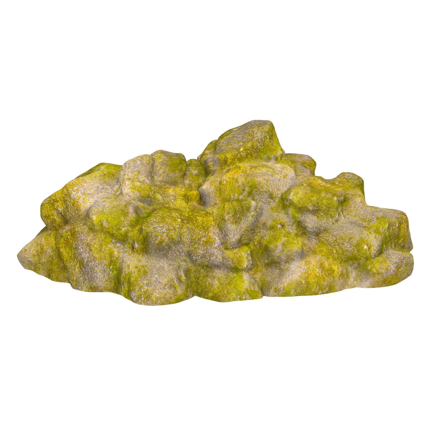 Moss Stone Rock 11 - 3D Model by cgsea