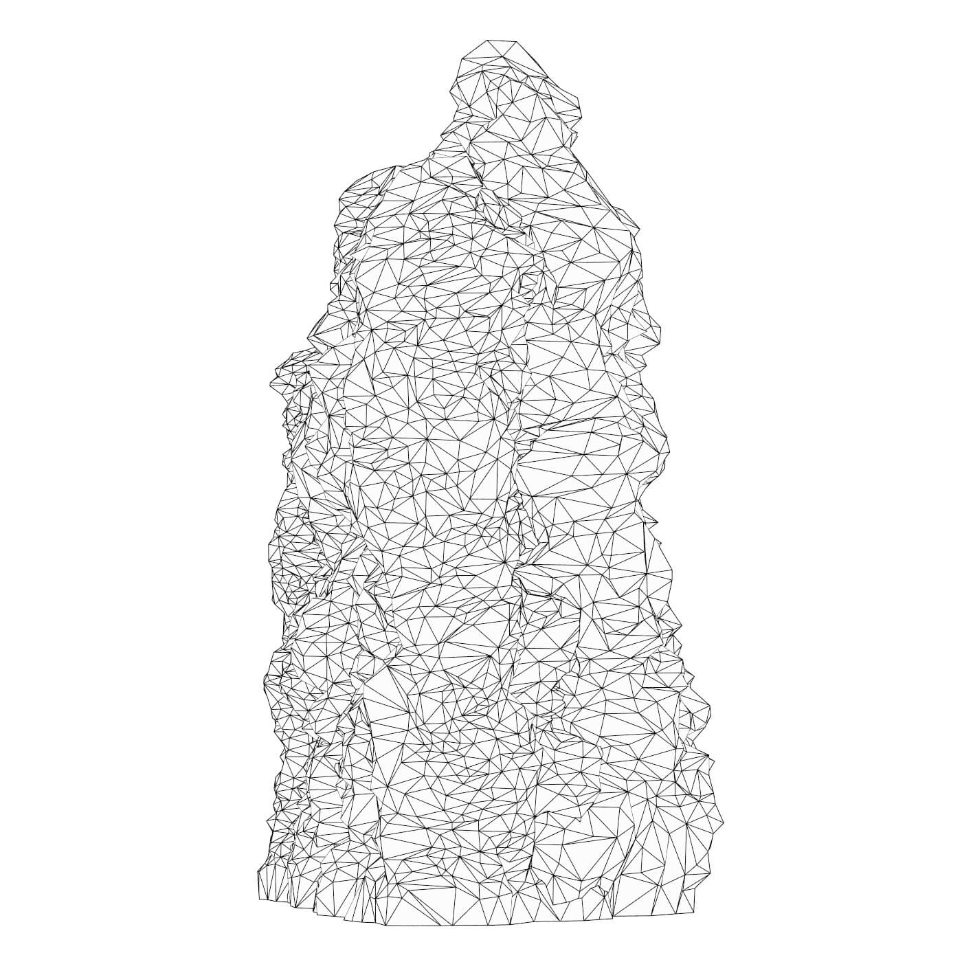 Realistic Mountain Cliff 02 - 3D Model by cgsea