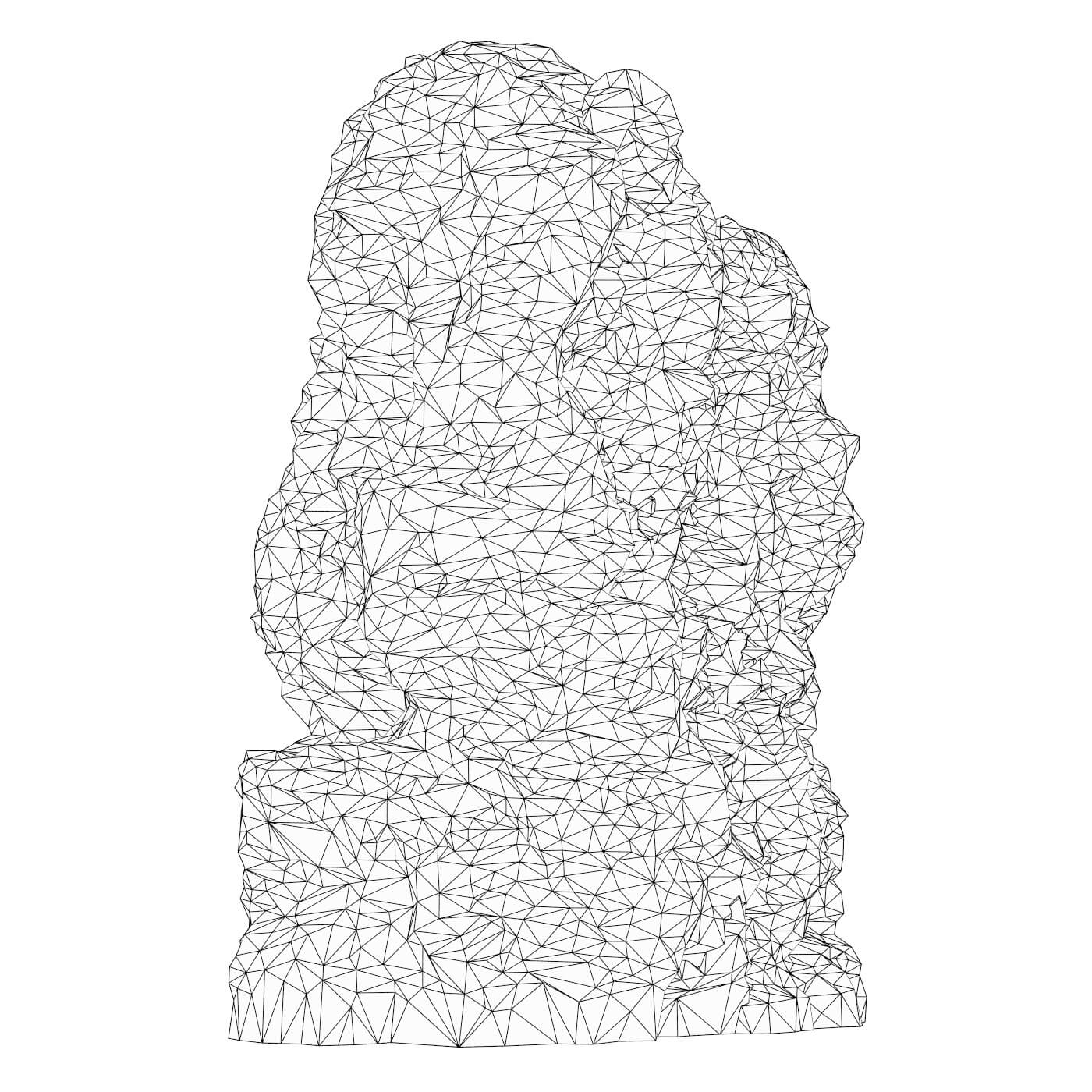 Realistic Mountain Cliff 07 - 3D Model by cgsea