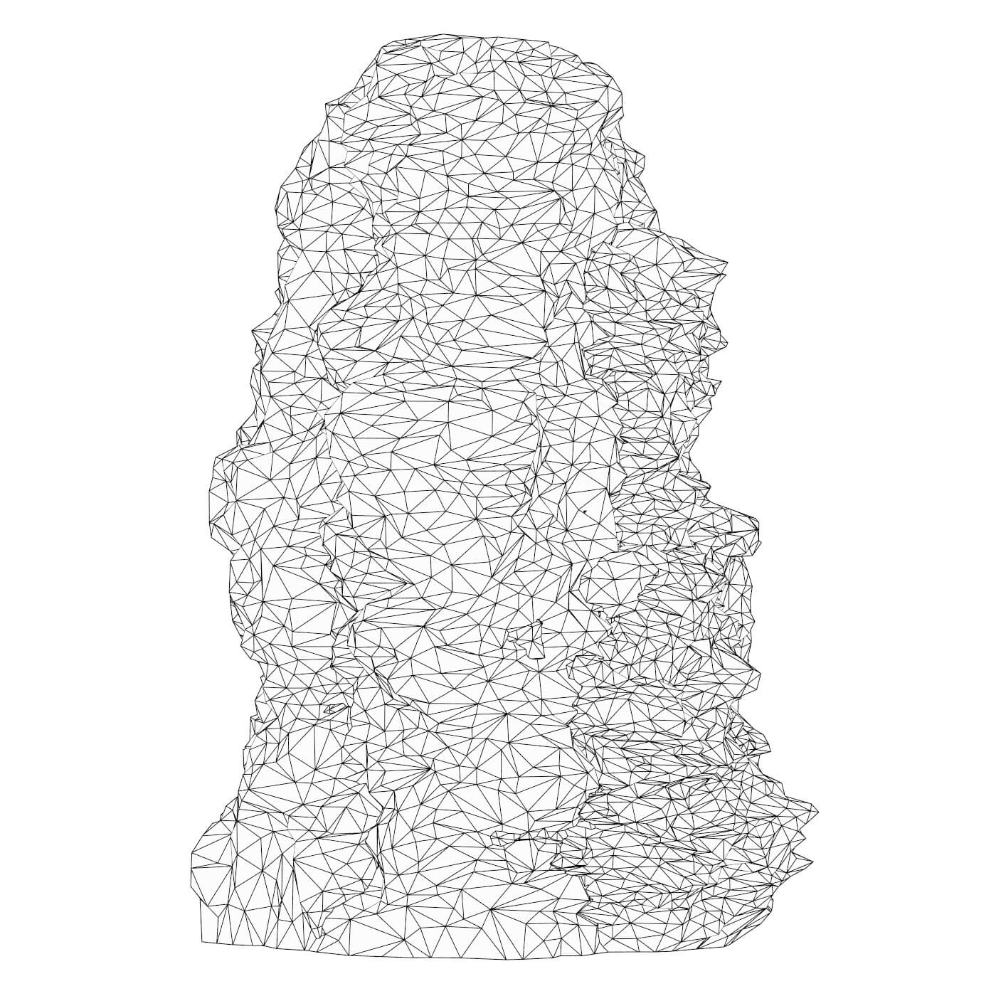 Realistic Mountain Cliff 09 - 3D Model by cgsea