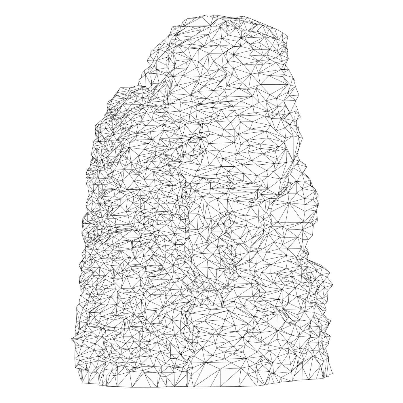 Realistic Mountain Cliff 12 - 3D Model by cgsea