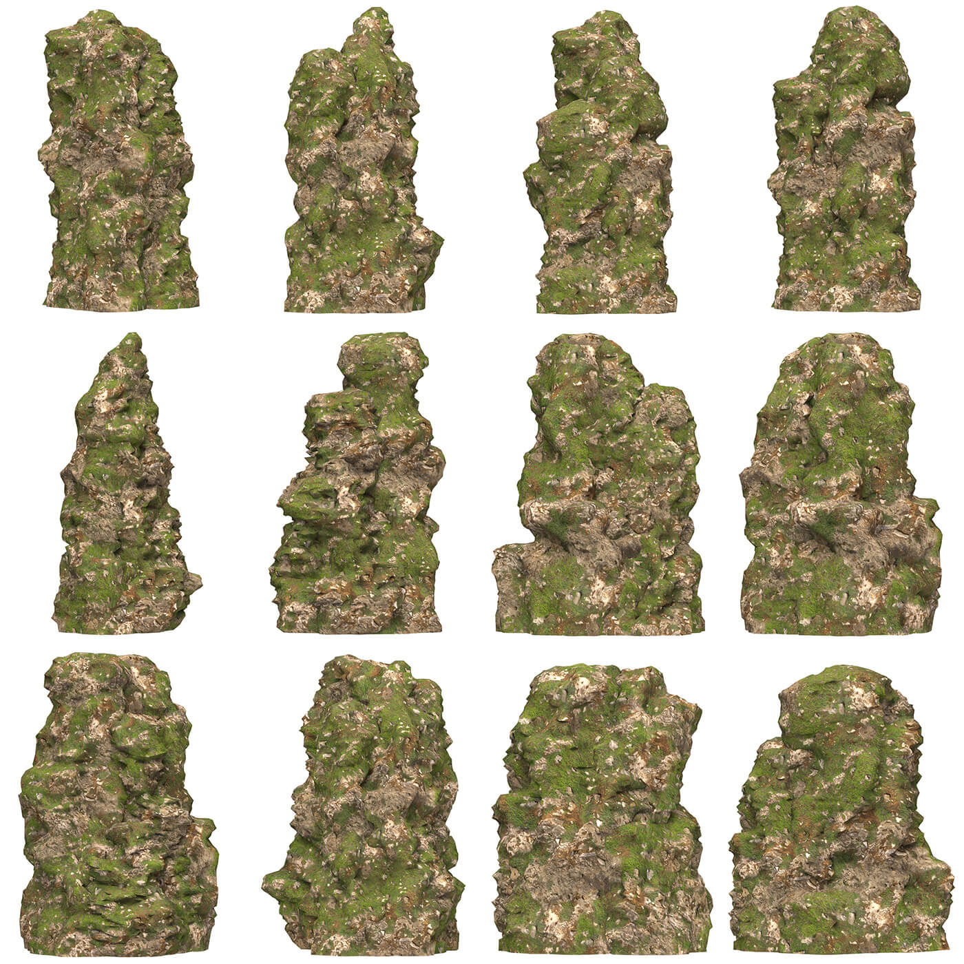 Realistic Mountain Cliff Collection - 3D Model by cgsea