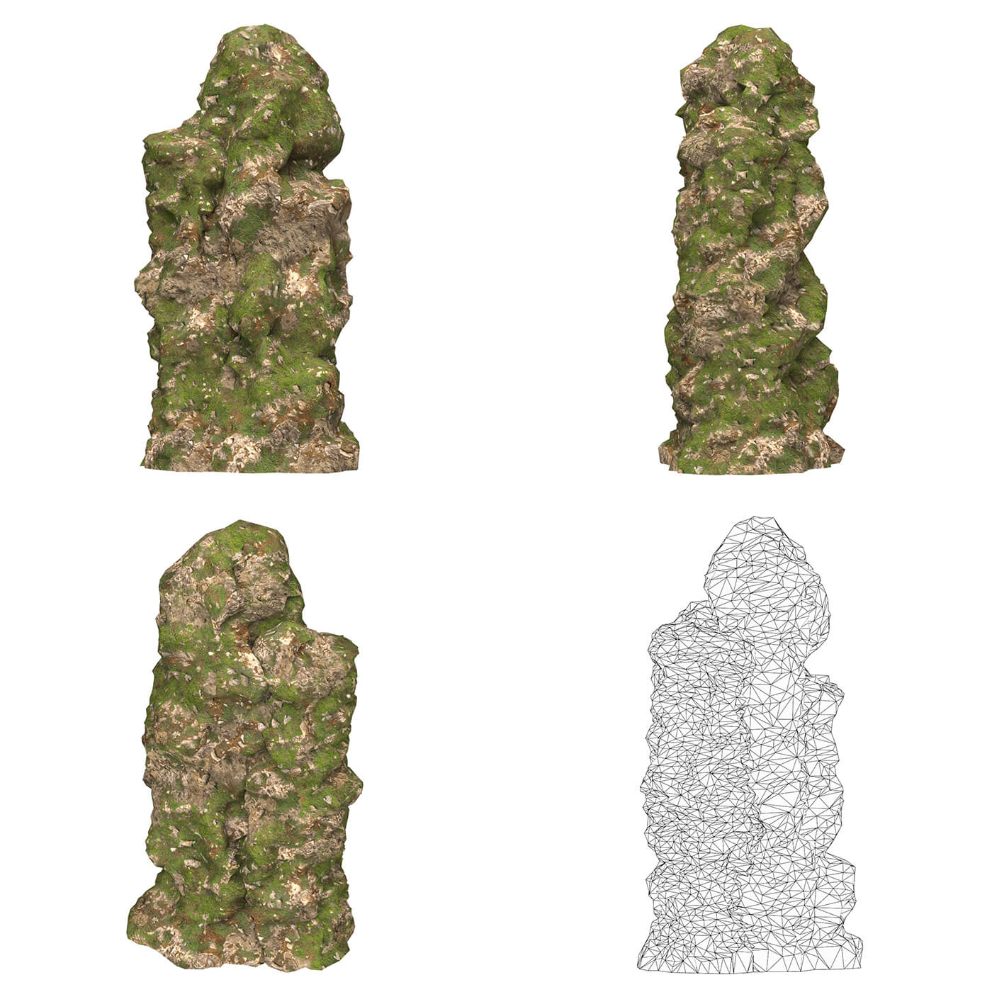 Realistic Mountain Cliff Collection - 3D Model by cgsea