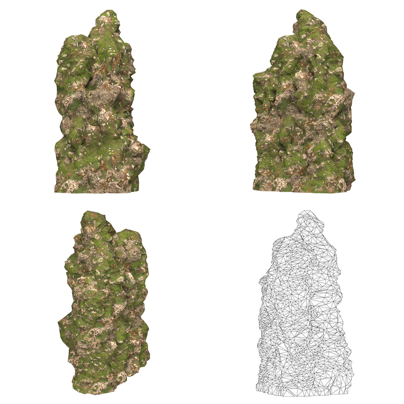 Realistic Mountain Cliff Collection - 3D Model by cgsea