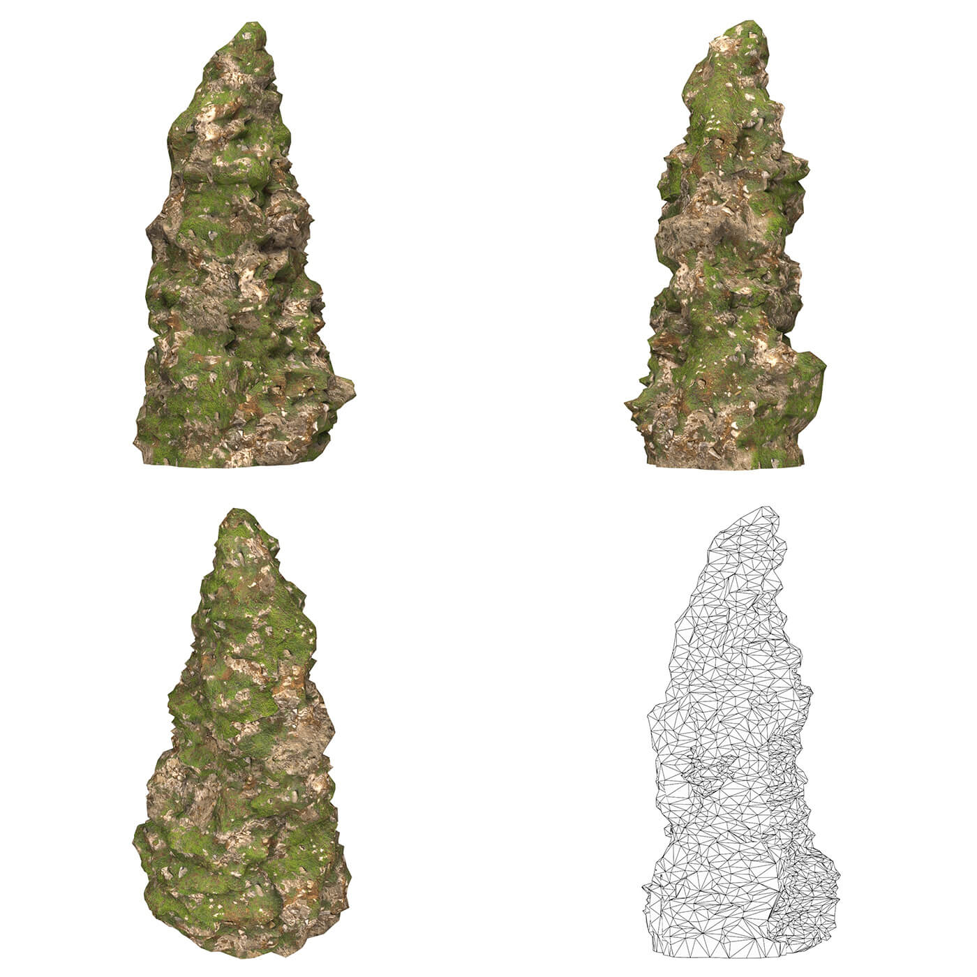 Realistic Mountain Cliff Collection - 3D Model by cgsea