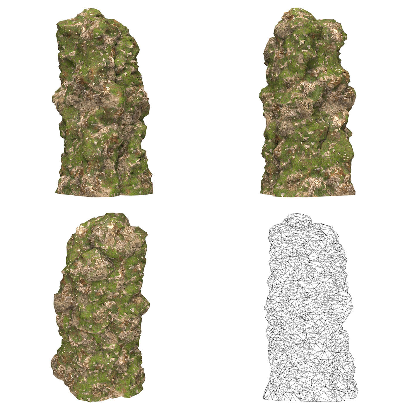 Realistic Mountain Cliff Collection - 3D Model by cgsea