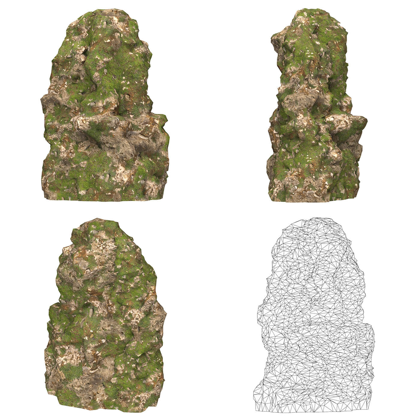 Realistic Mountain Cliff Collection - 3D Model by cgsea