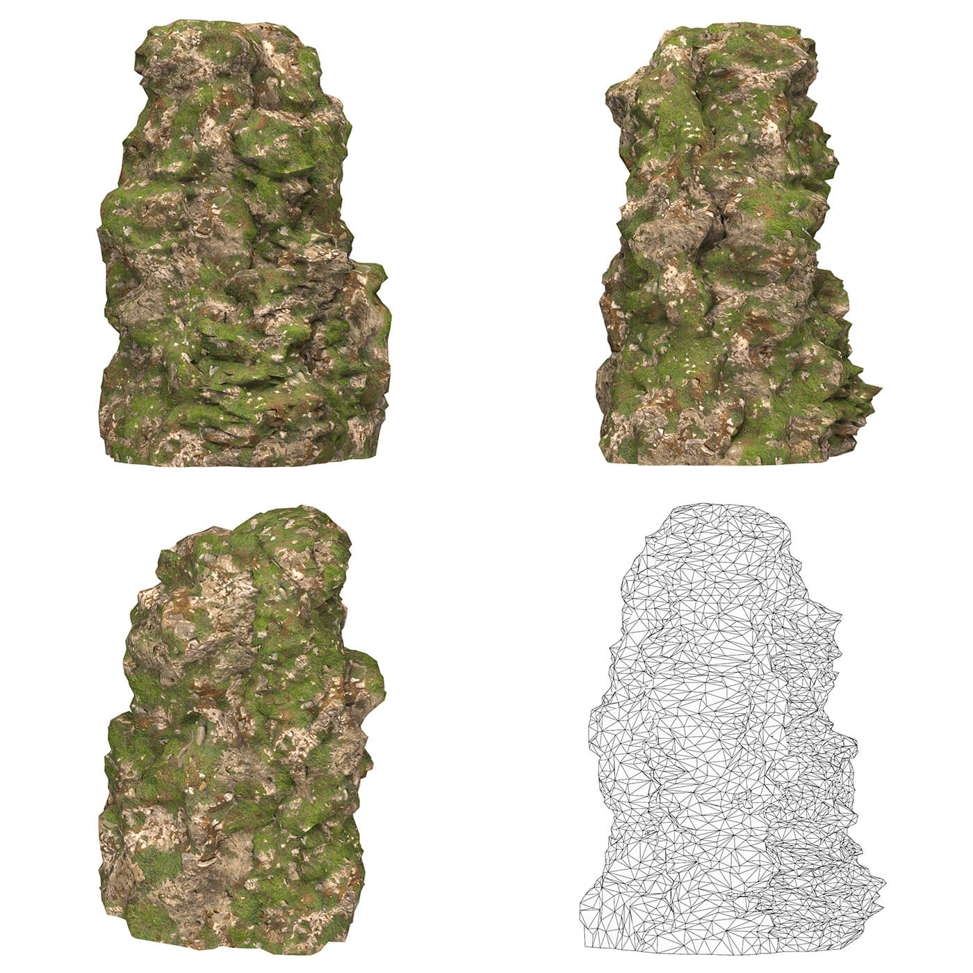 Realistic Mountain Cliff Collection - 3D Model by cgsea