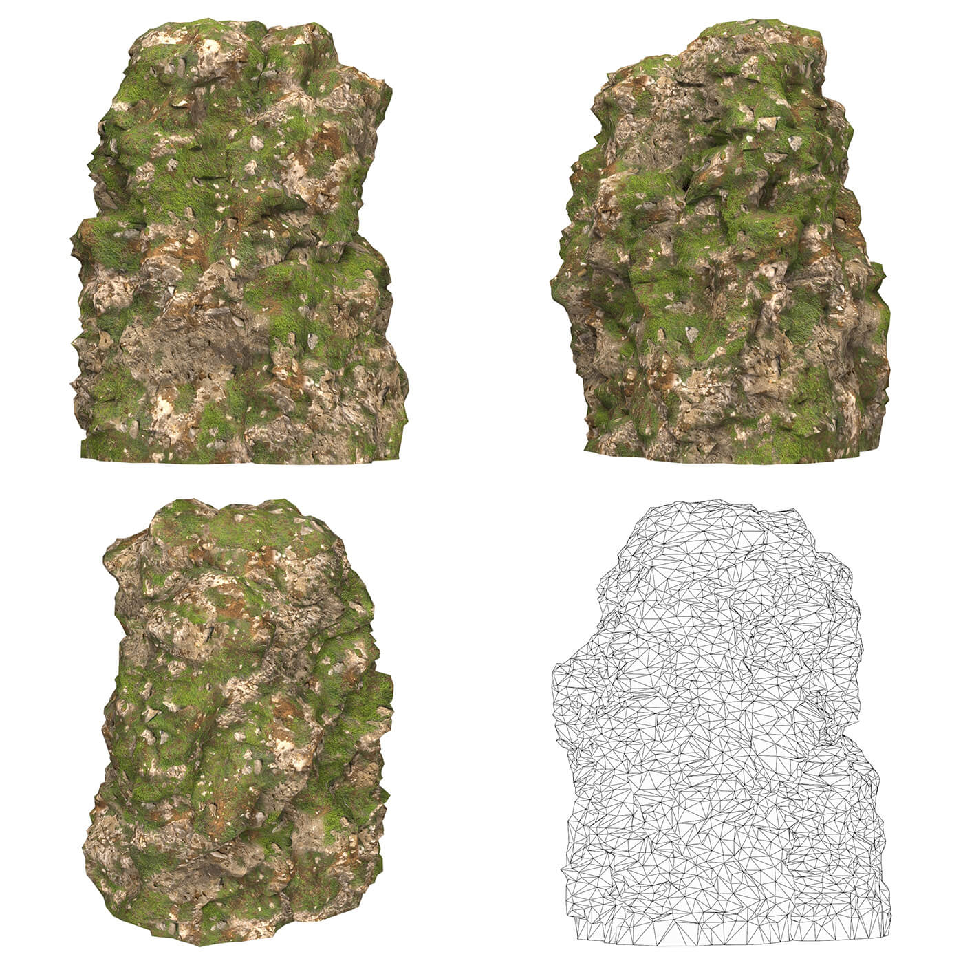 Realistic Mountain Cliff Collection - 3D Model by cgsea