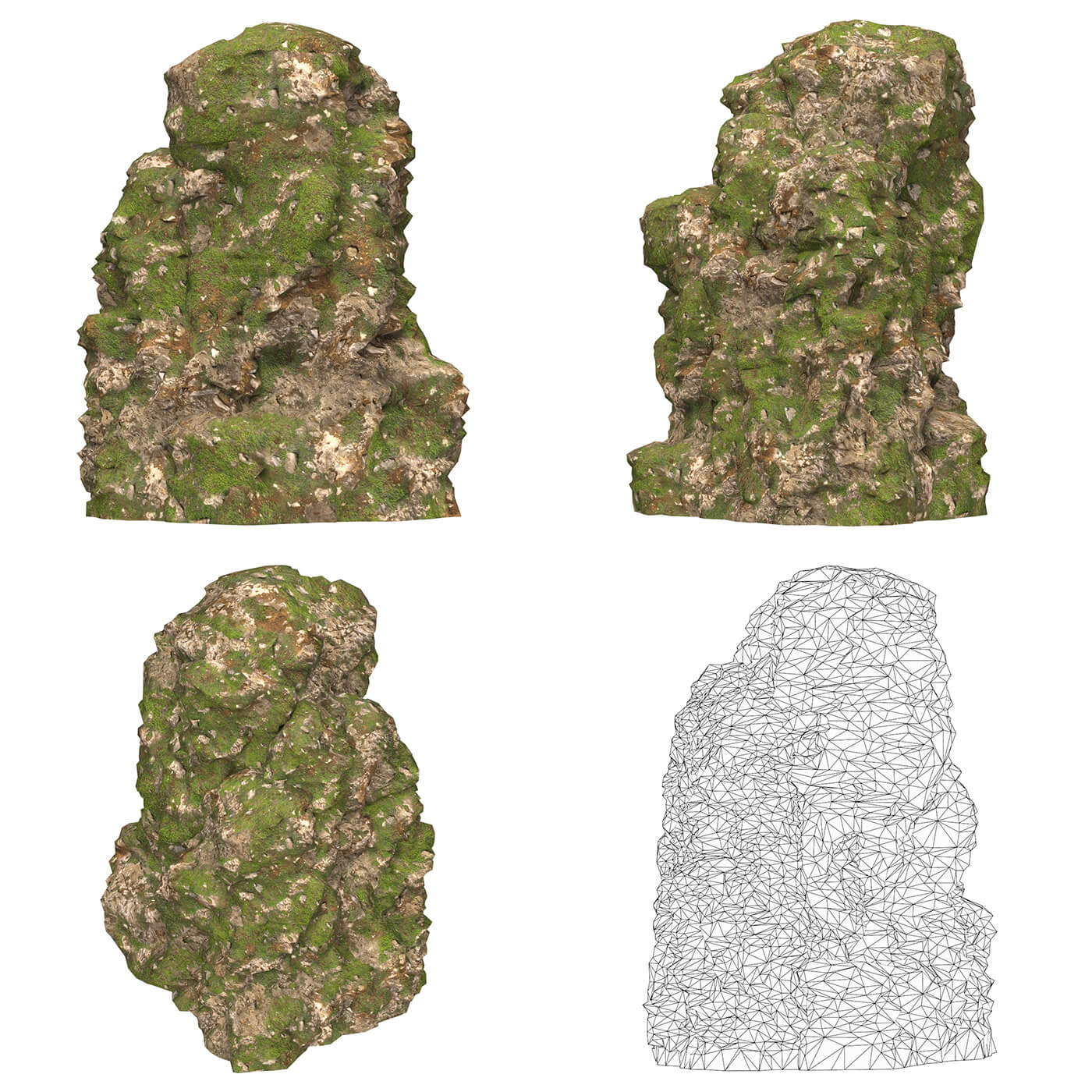 Realistic Mountain Cliff Collection - 3D Model by cgsea