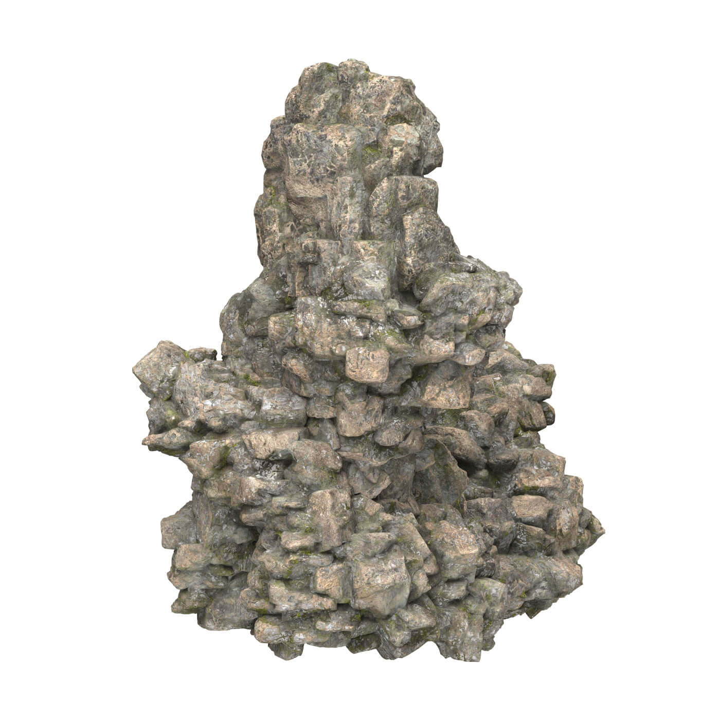 Realistic Mountain Rock Cliff 04 - 3D Model by cgsea