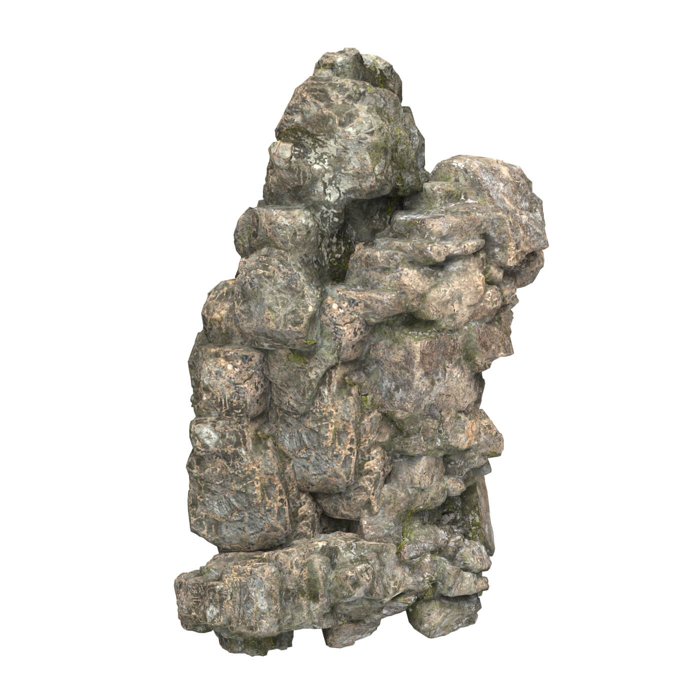 Realistic Mountain Rock Cliff 07 - 3D Model by cgsea