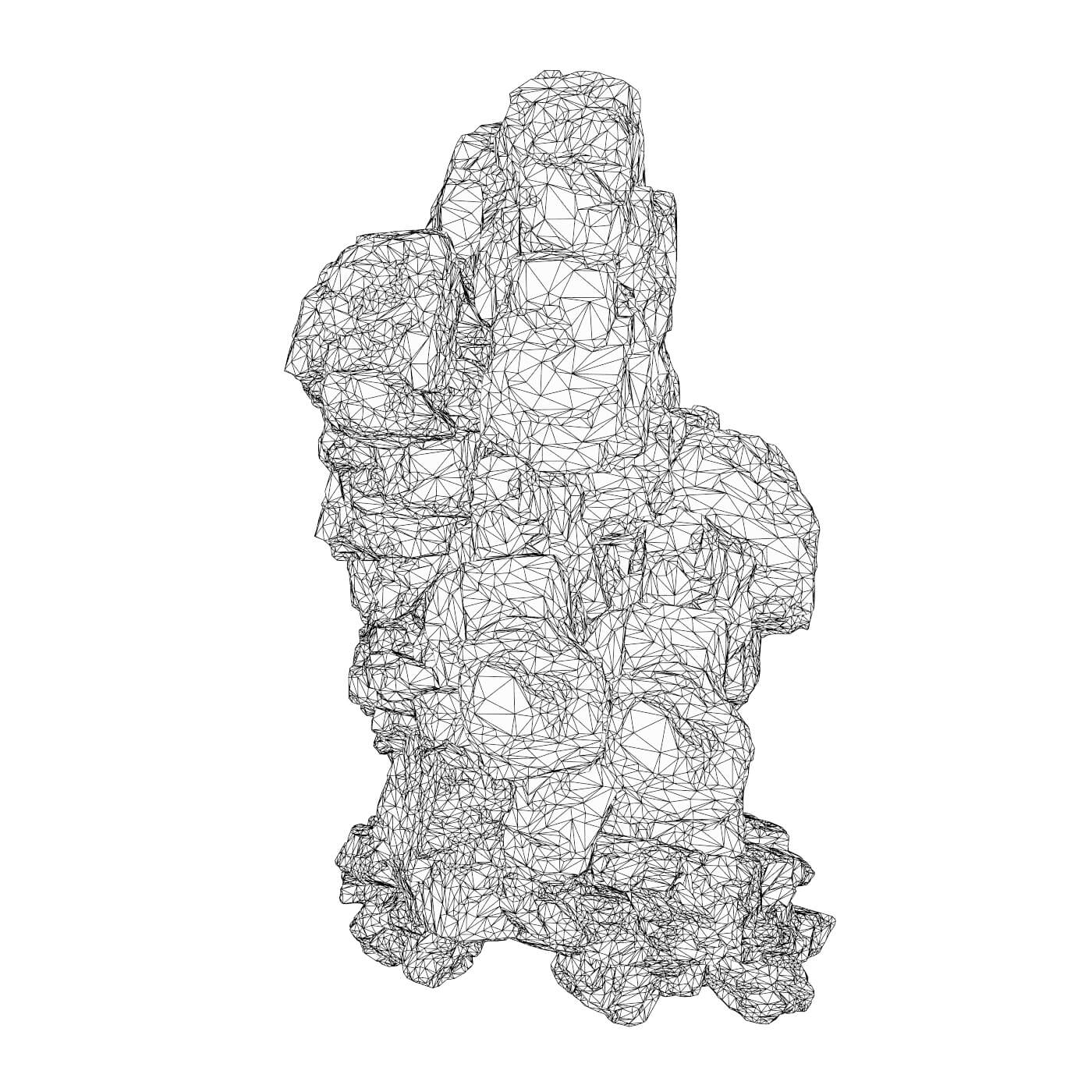 Realistic Mountain Rock Cliff 07 - 3D Model by cgsea