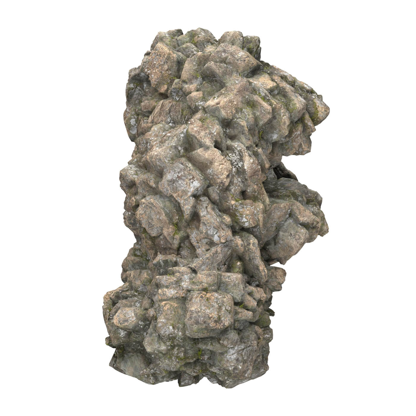 Realistic Mountain Rock Cliff 11 - 3D Model by cgsea