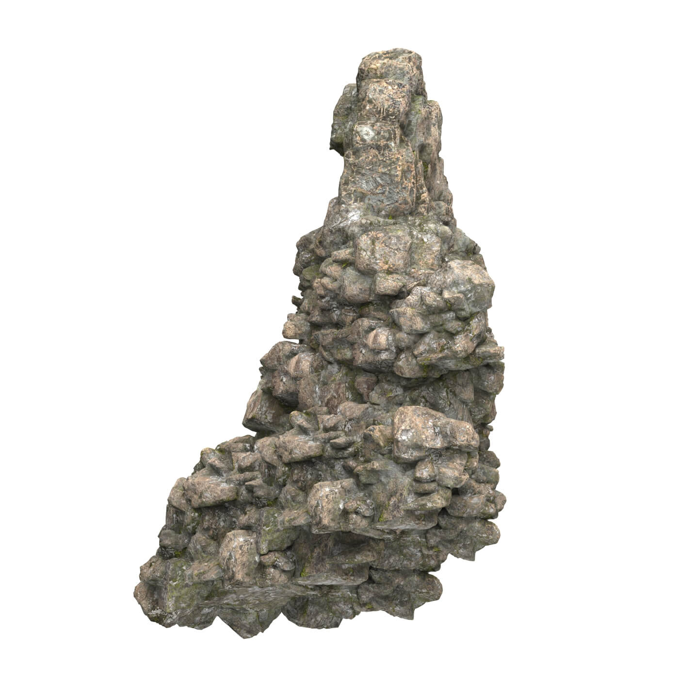 Realistic Mountain Rock Cliff 12 - 3D Model by cgsea