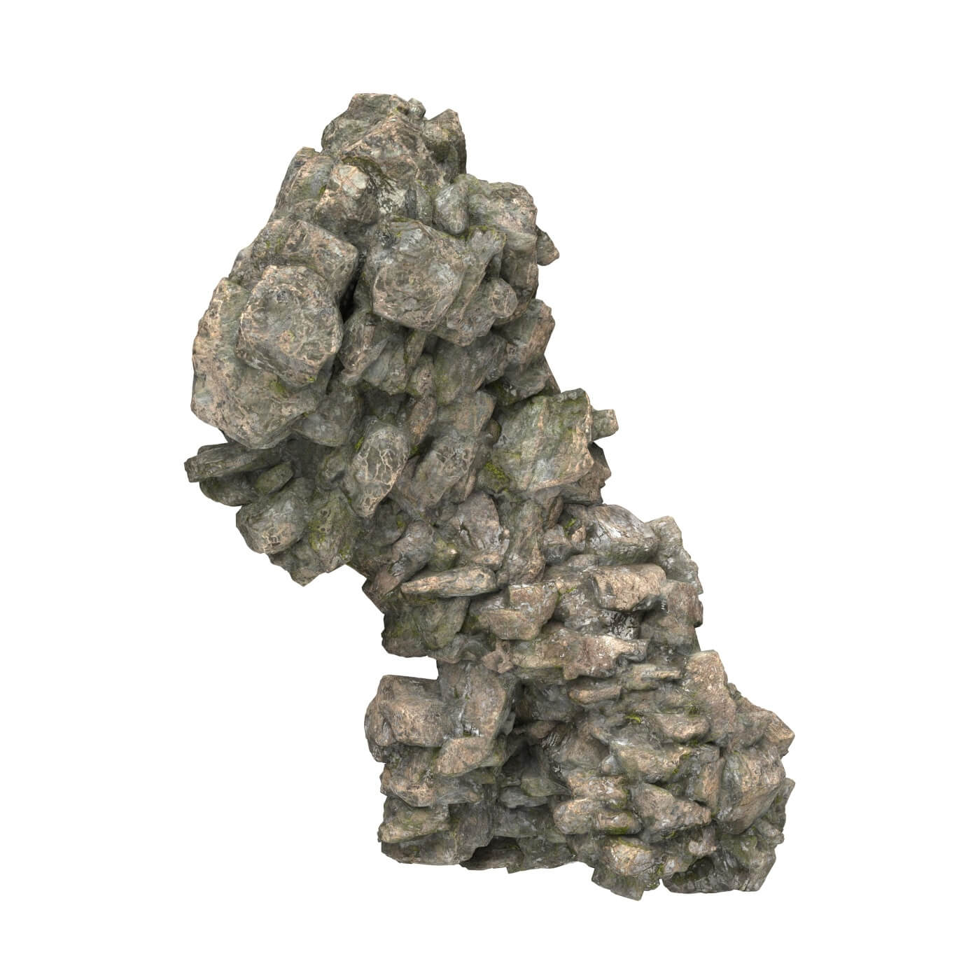 Realistic Mountain Rock Cliff Collection - 3D Model by cgsea