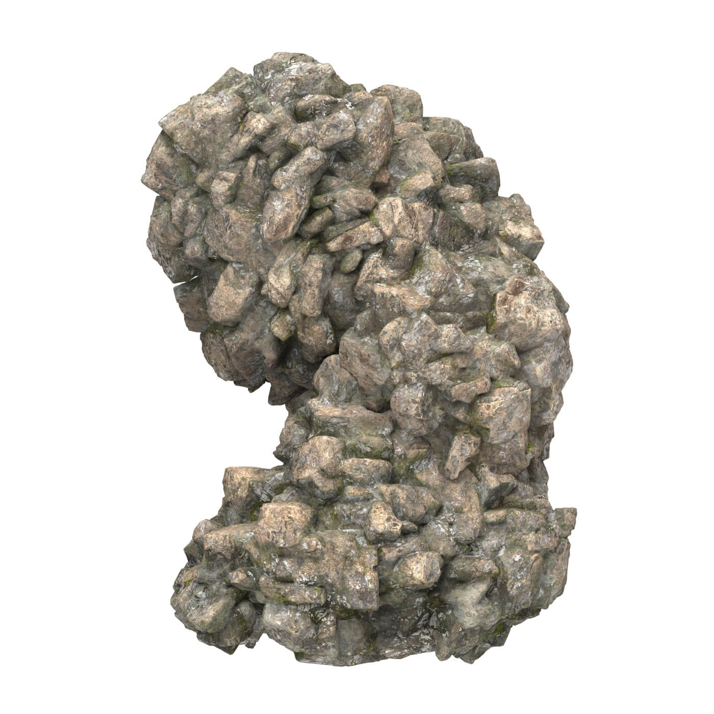 Realistic Mountain Rock Cliff Collection - 3D Model by cgsea