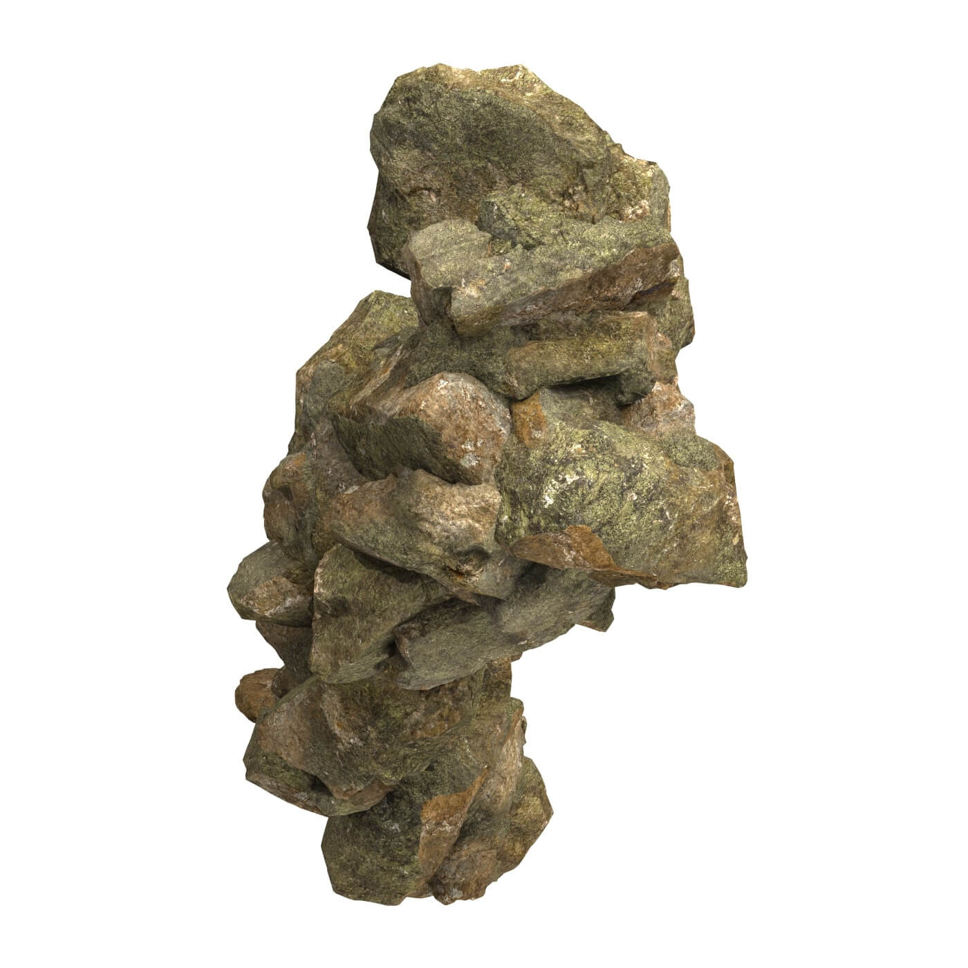 Realistic Natural Rock Cliff 01 - 3D Model by cgsea