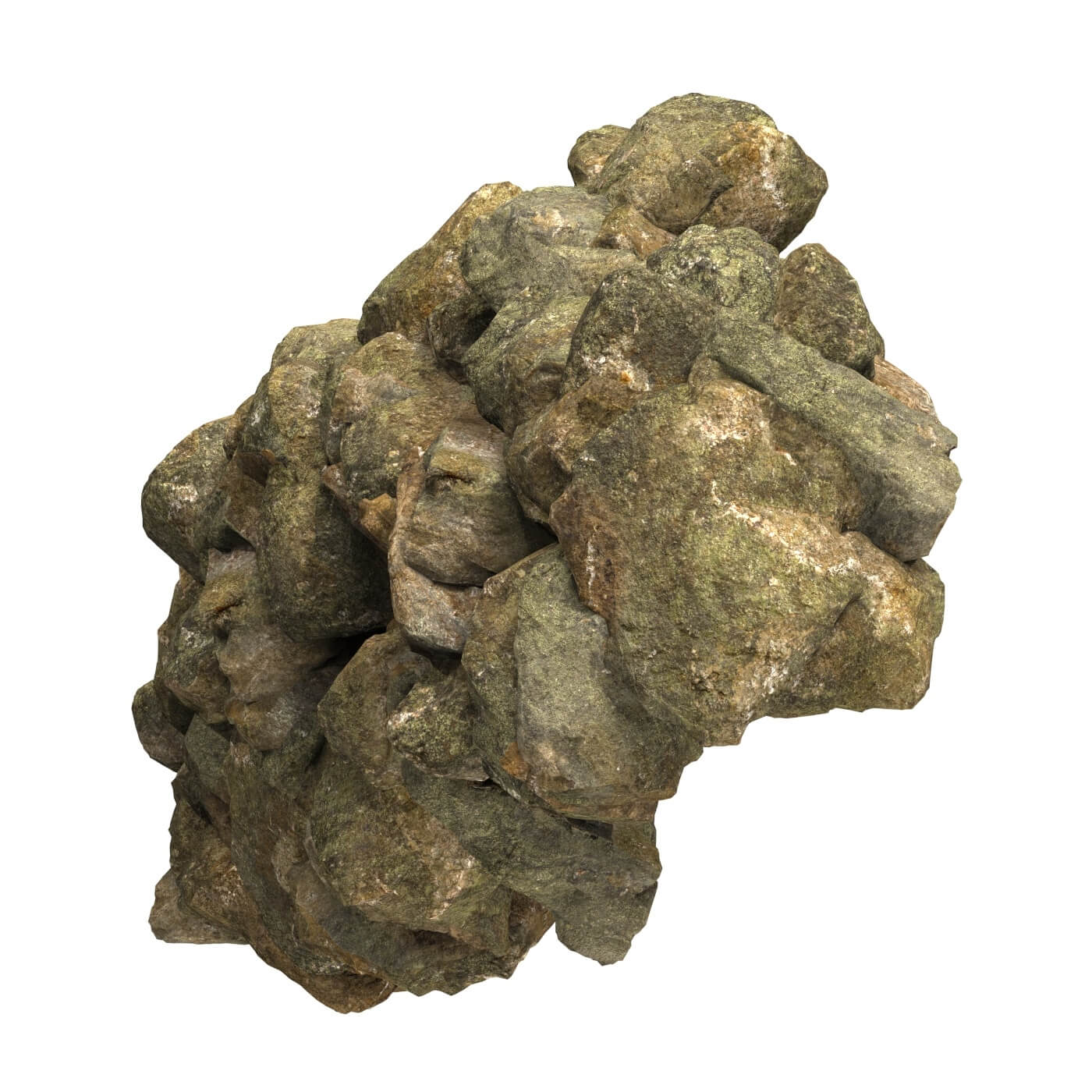 Realistic Natural Rock Cliff 03 - 3D Model by cgsea