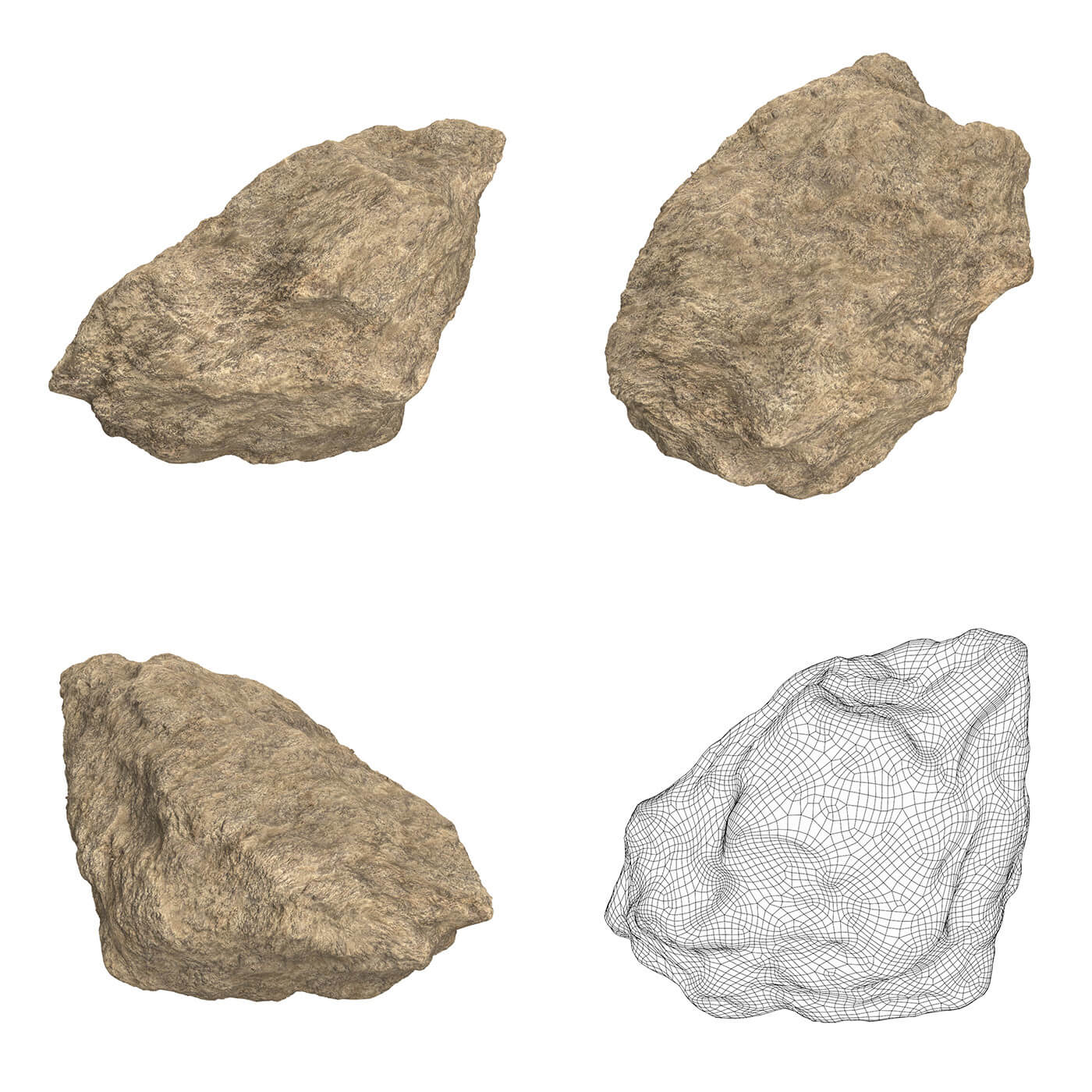 Sand Stone Collection - 3D Model by cgsea