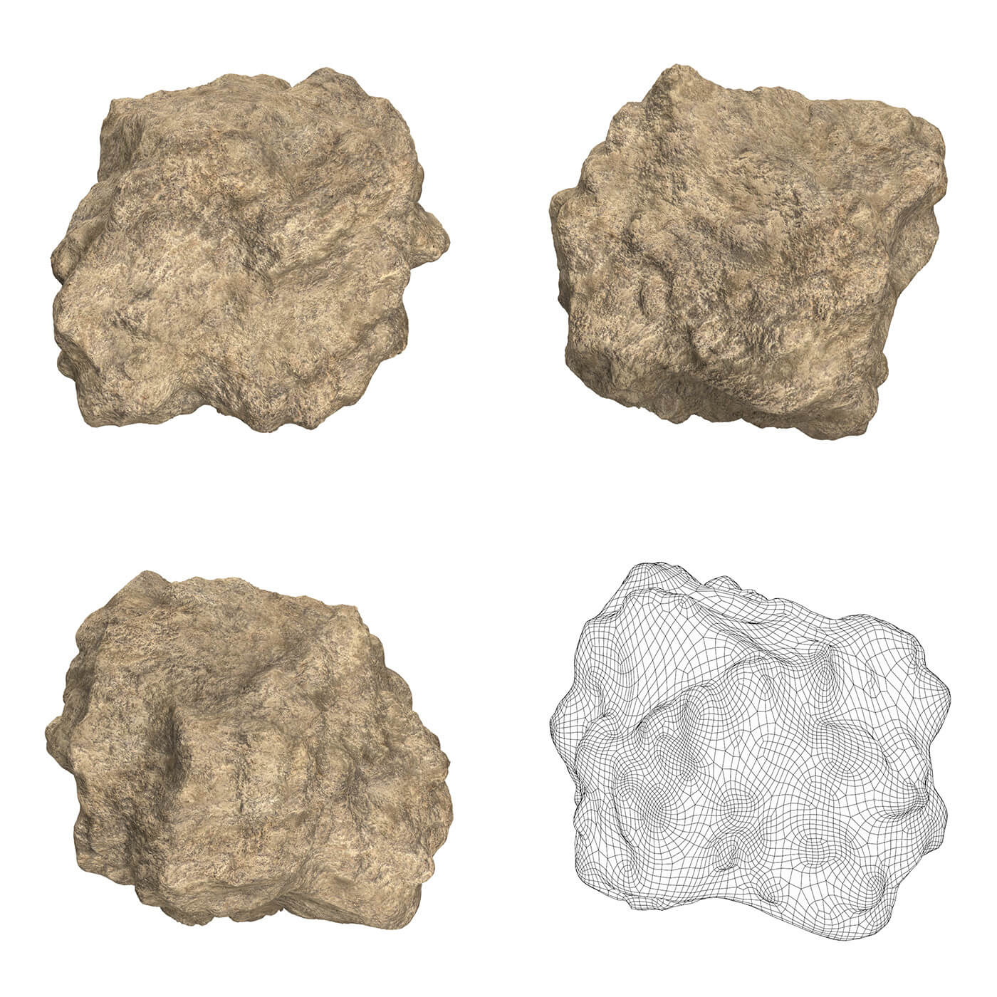 Sand Stone Collection - 3D Model by cgsea