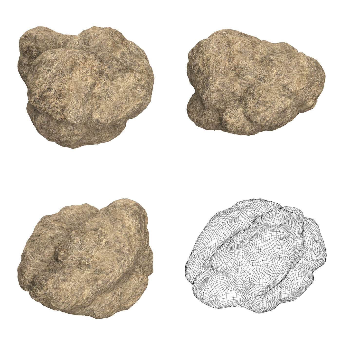 Sand Stone Collection - 3D Model by cgsea