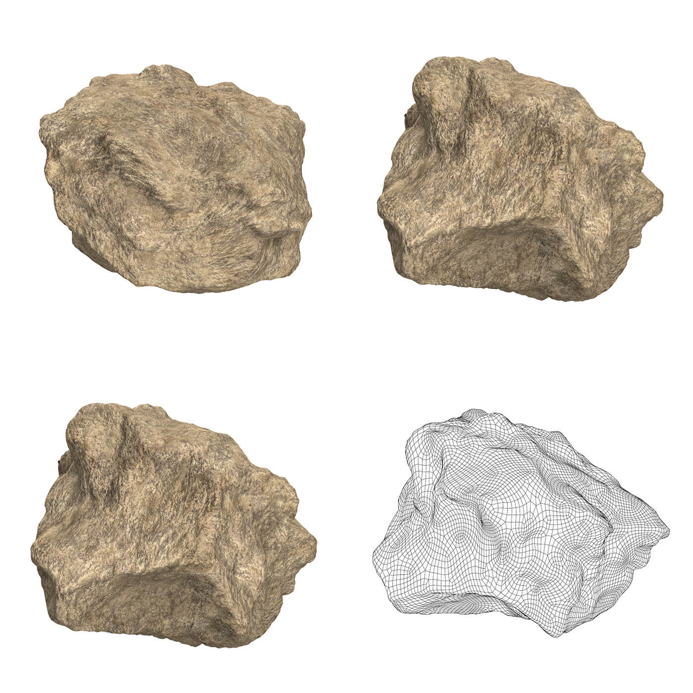 Sand Stone Collection - 3D Model by cgsea