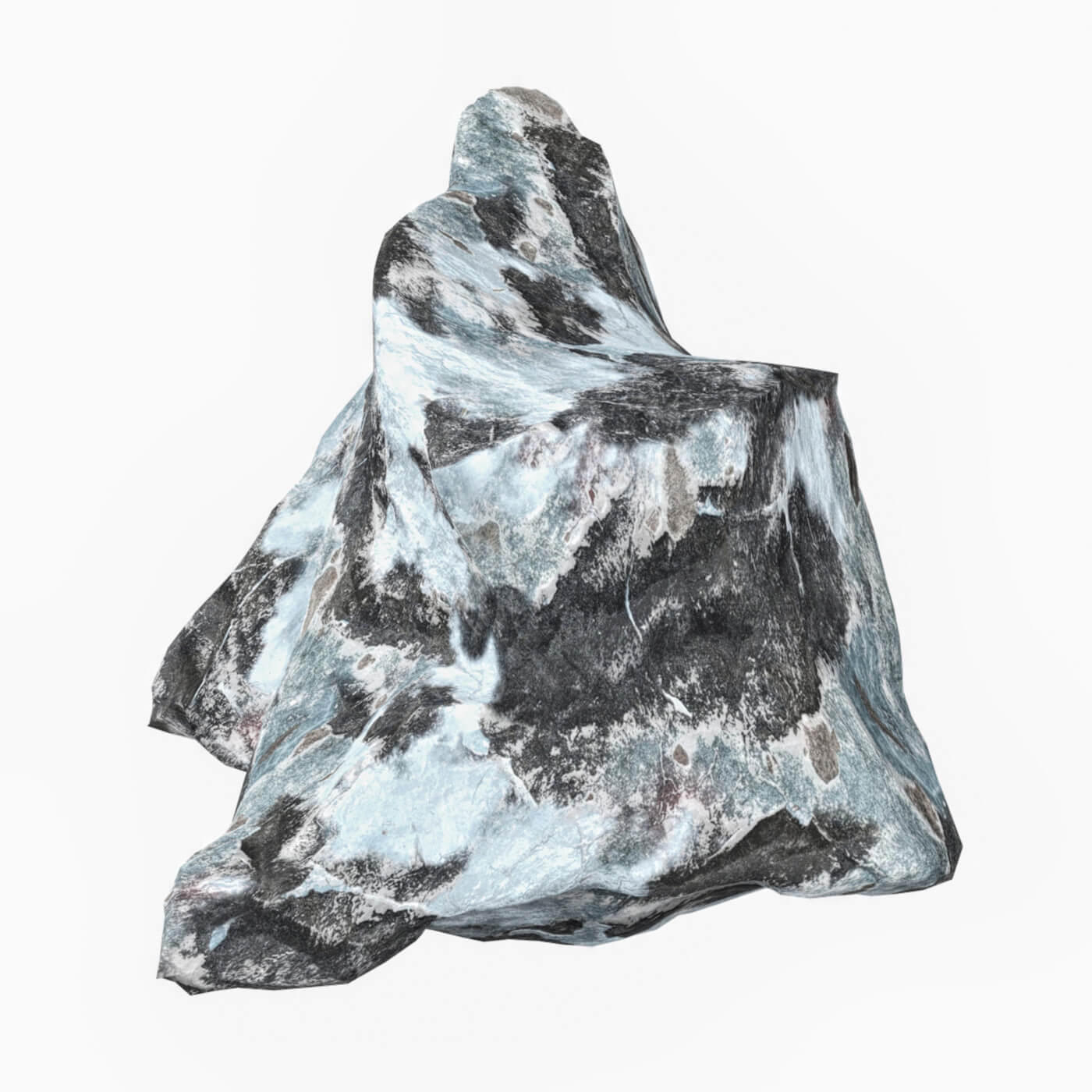 Snow Stone 01 - 3D Model by cgsea