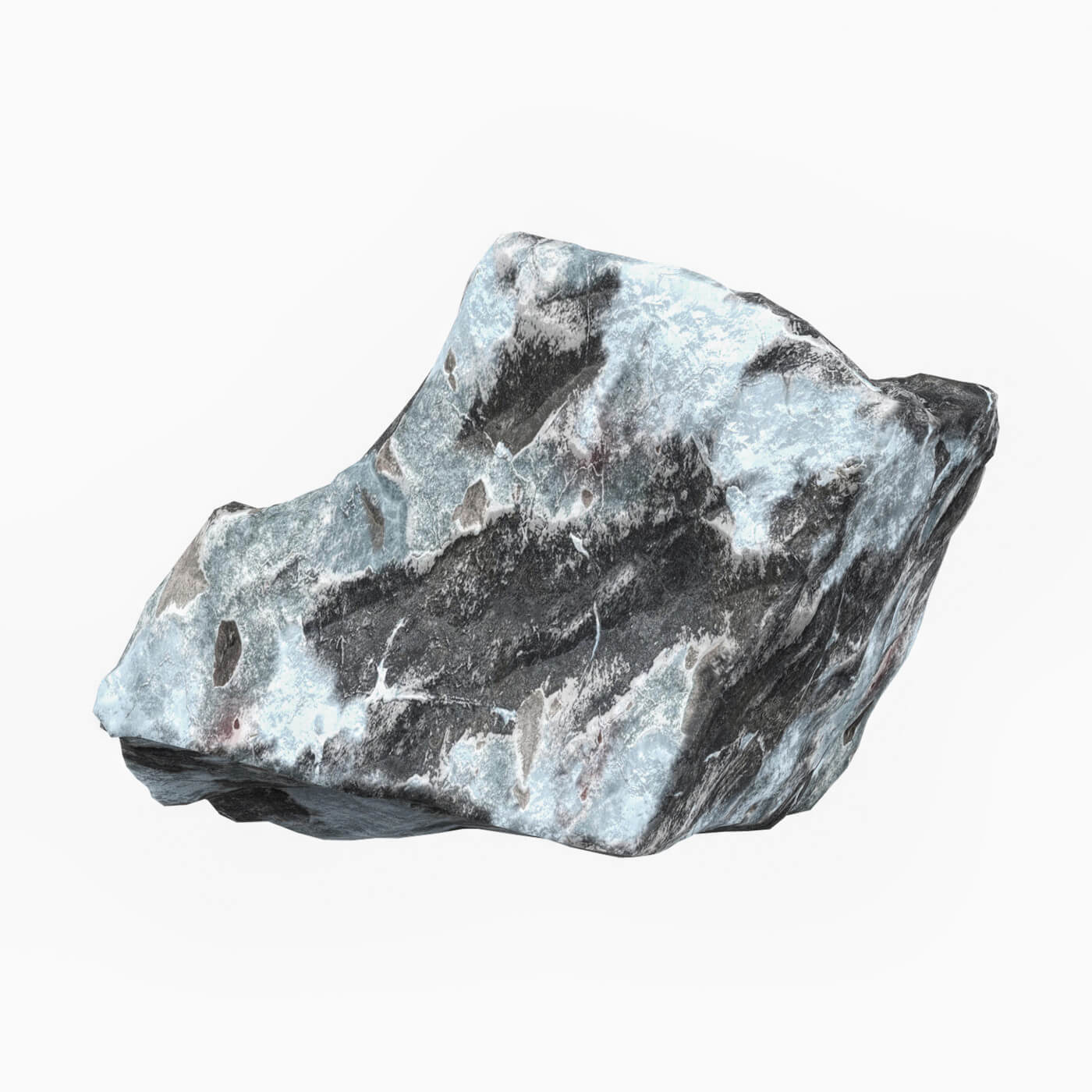Snow Stone 02 - 3D Model by cgsea