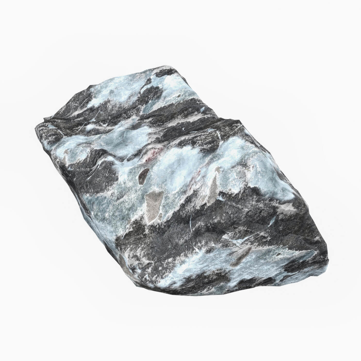 Snow Stone 02 - 3D Model by cgsea