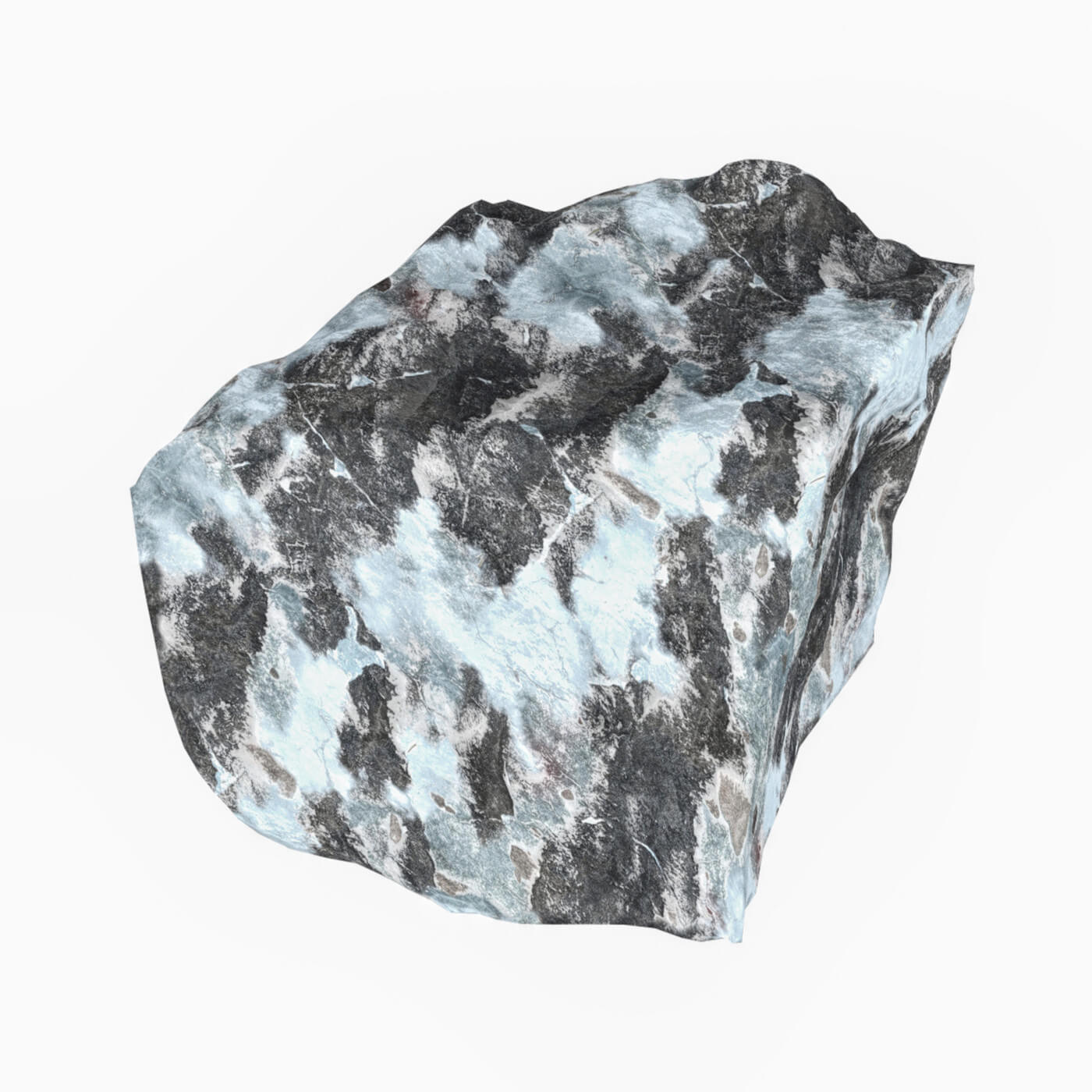 Snow Stone 02 - 3D Model by cgsea