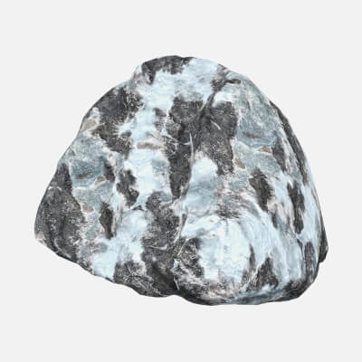 Snow Stone 06 - 3D Model by cgsea