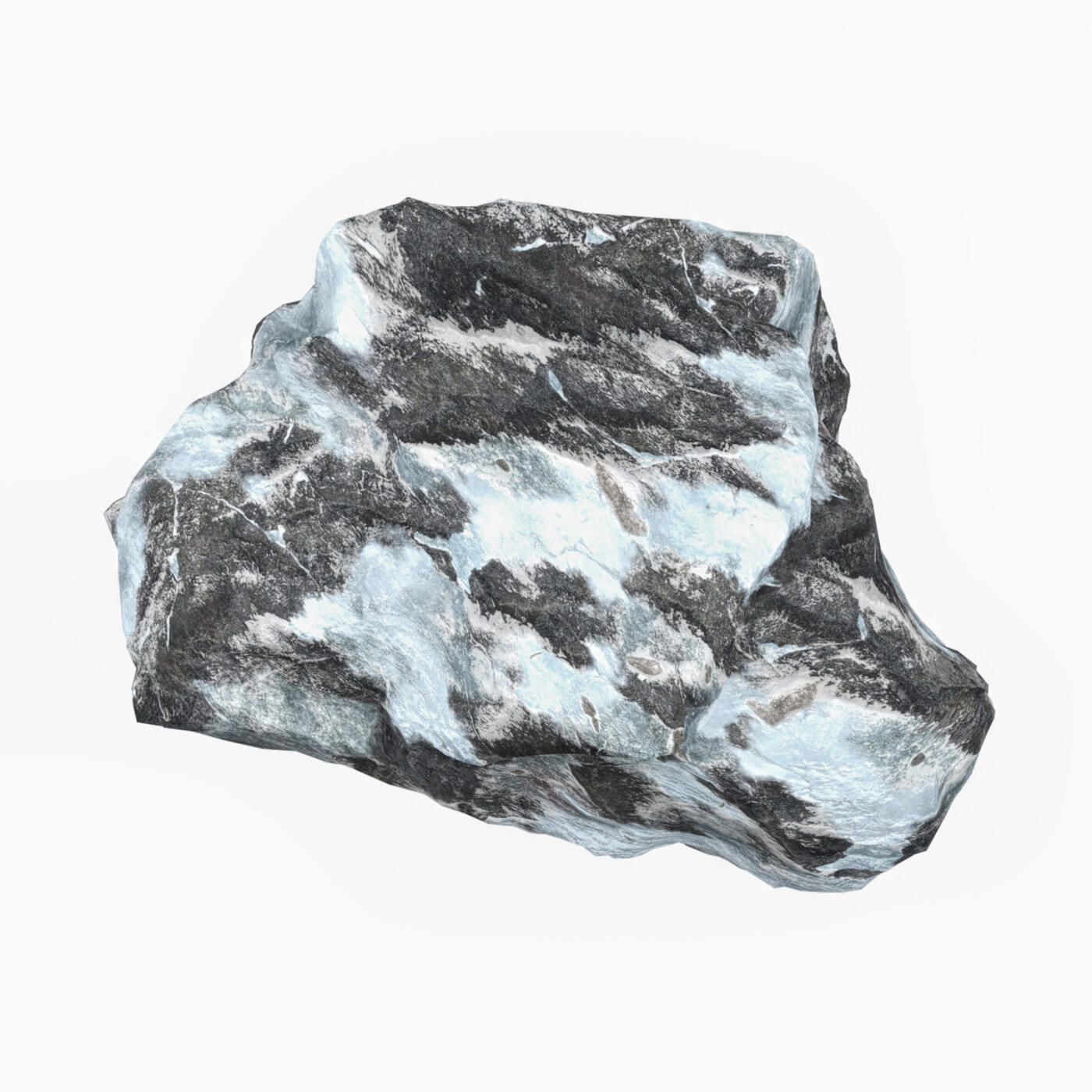 Snow Stone 07 - 3D Model by cgsea