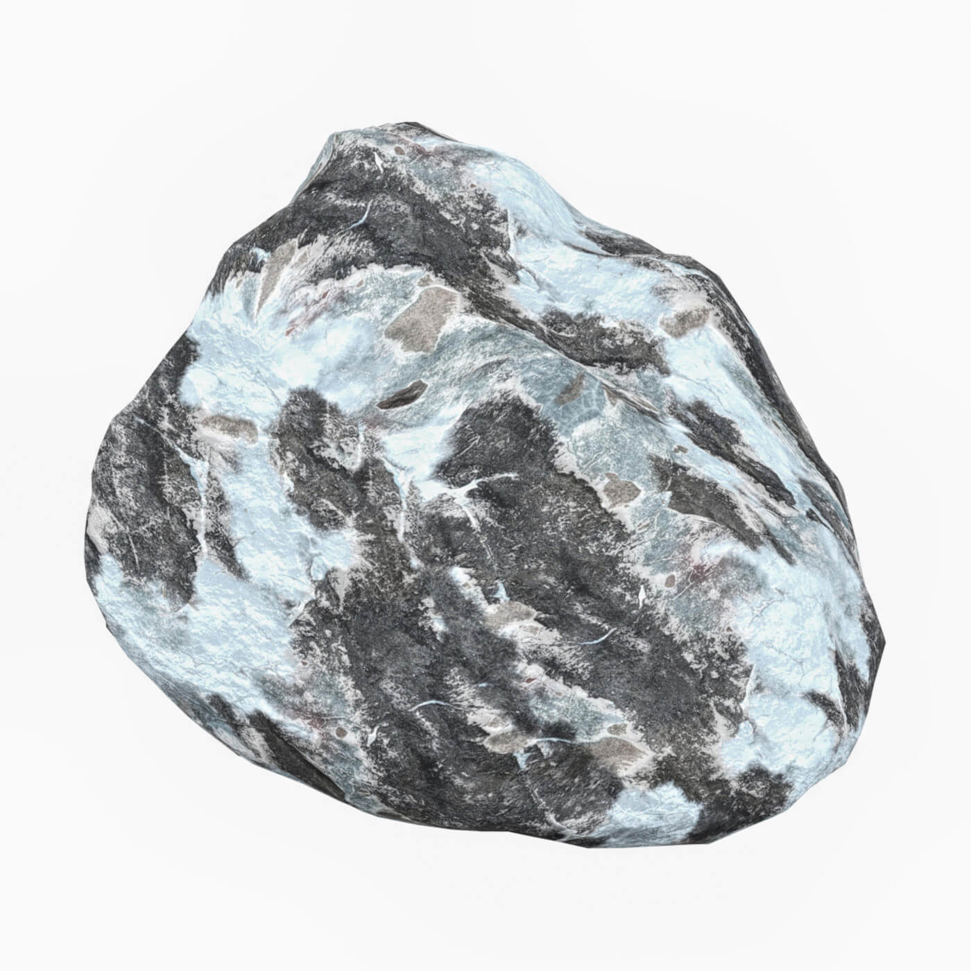 Snow Stone 08 - 3D Model by cgsea