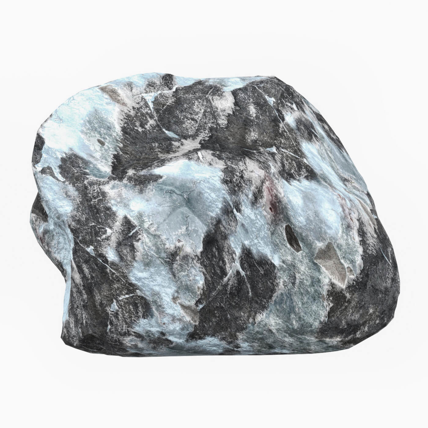 Snow Stone 10 - 3D Model by cgsea