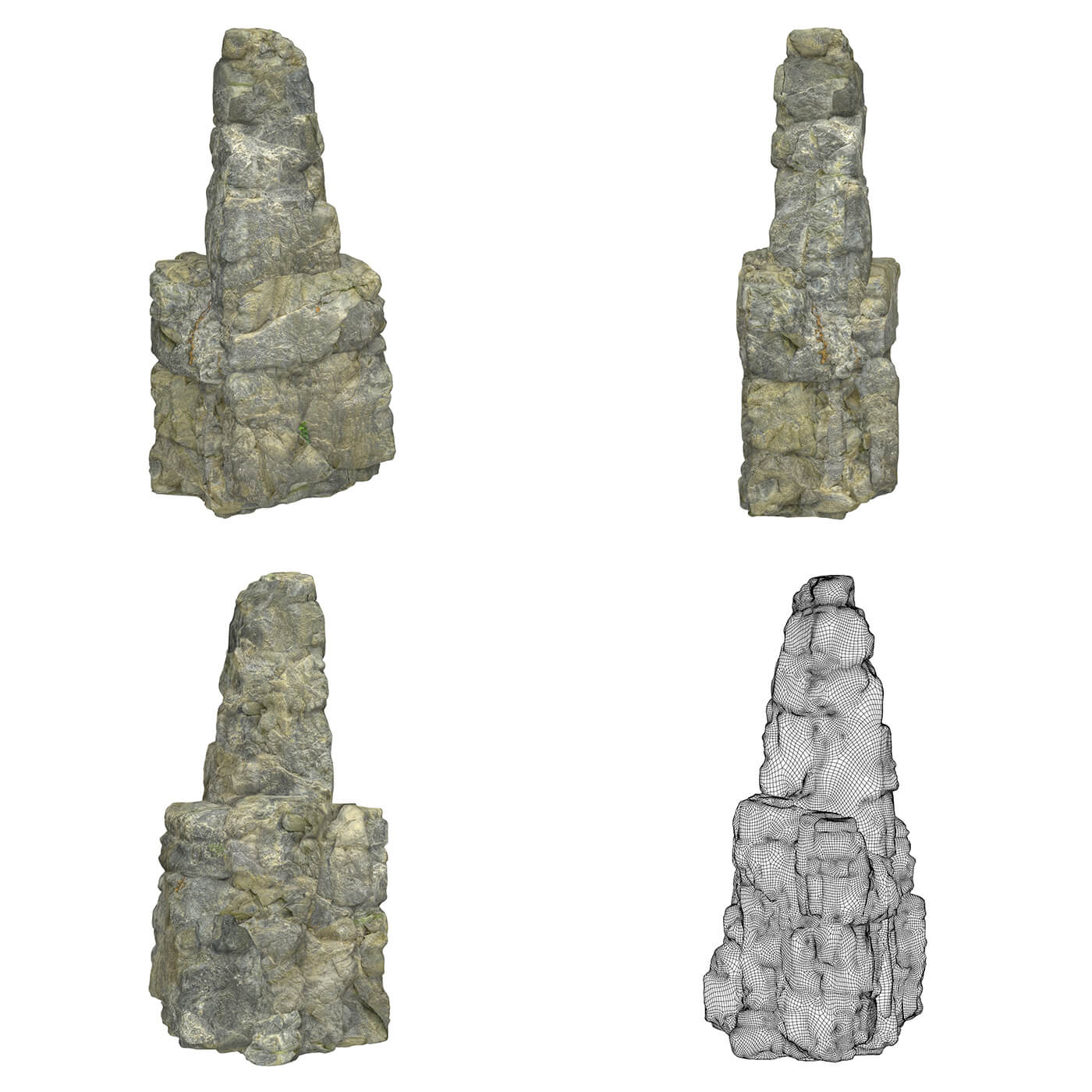 Stone Rock Collection - 3D Model by cgsea