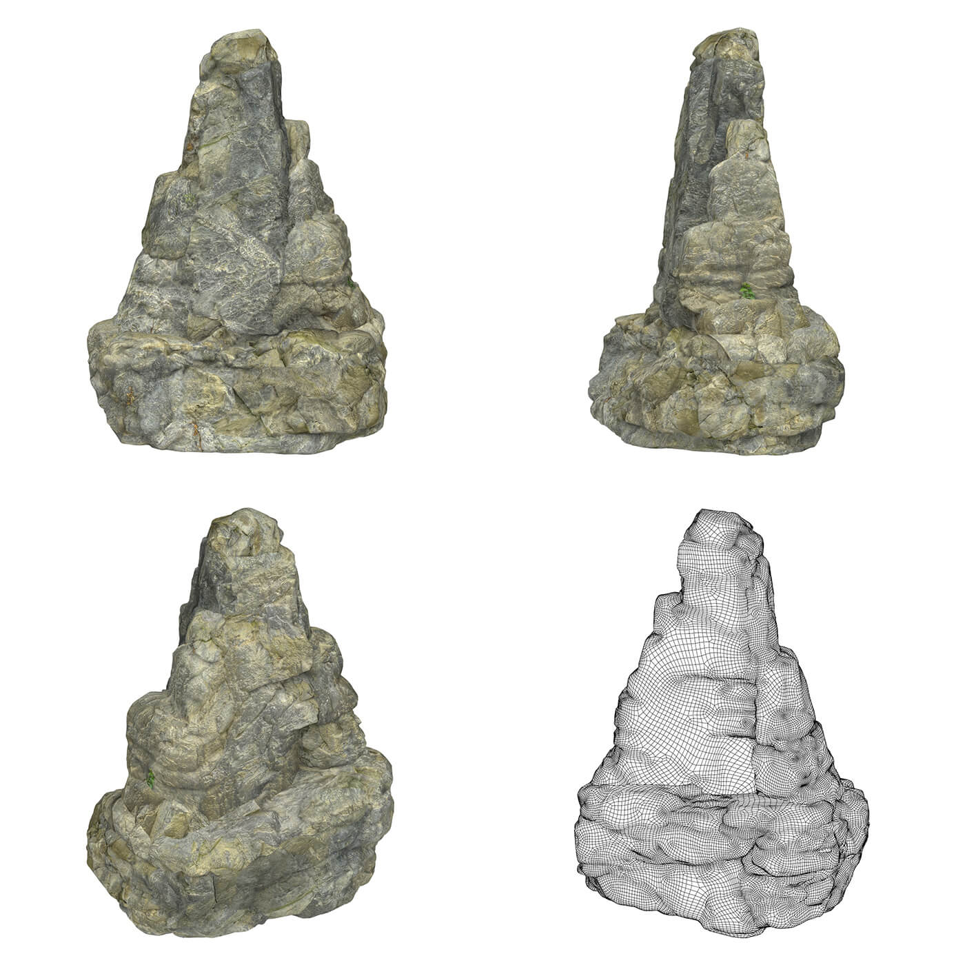 Stone Rock Collection - 3D Model by cgsea