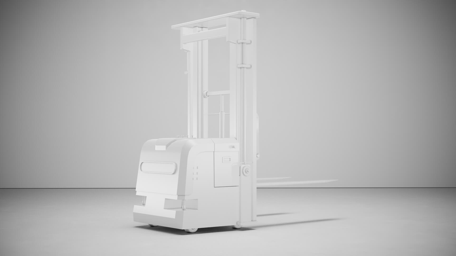 Agv Forklift - 3D Model by Cgseller2023