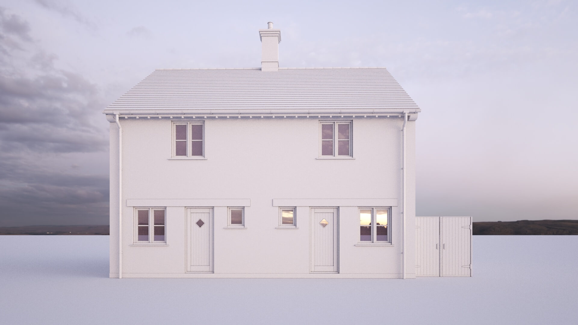 British House Bosc 2A - 3D Model by Cgseller2023