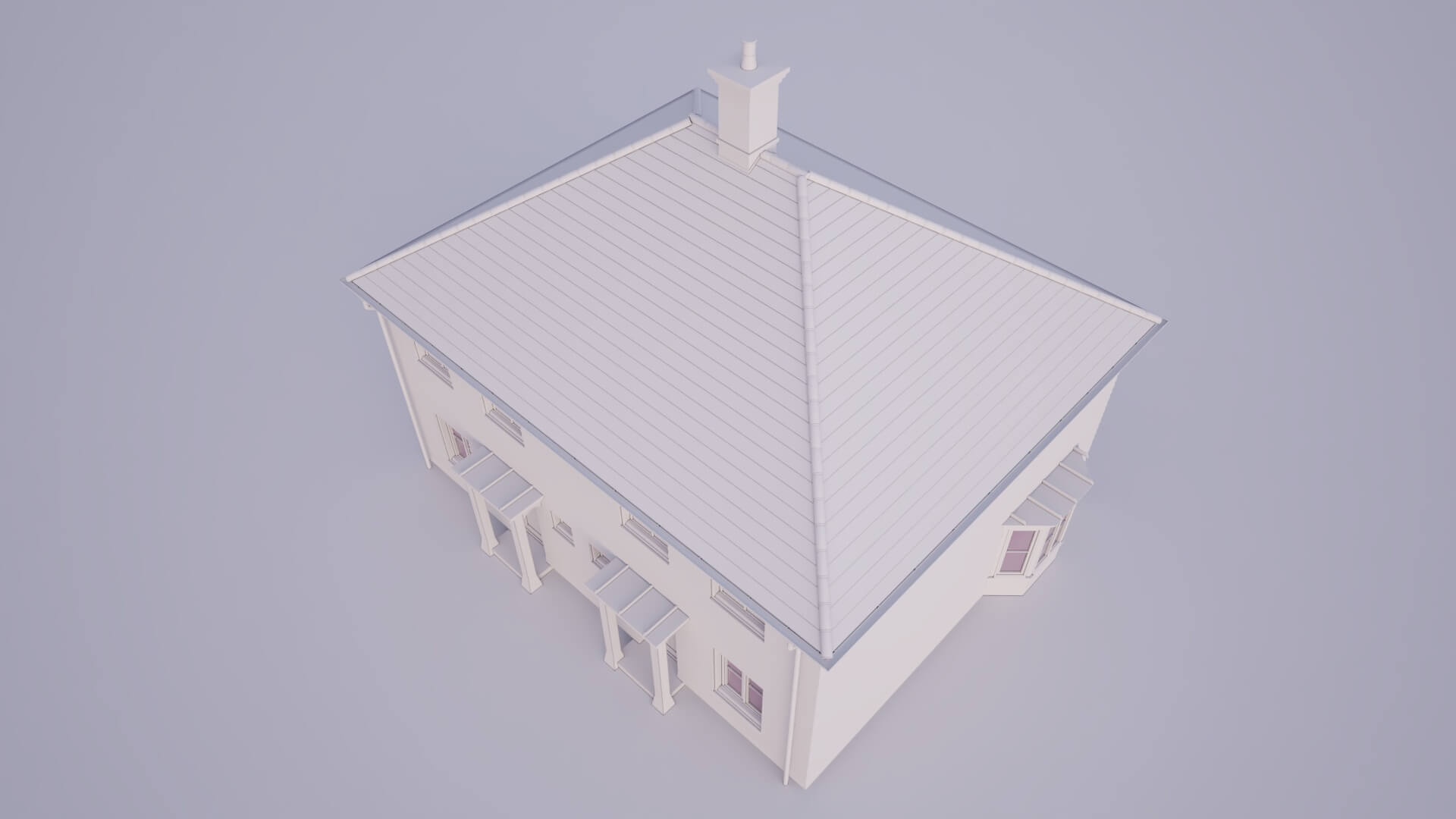 British House Bosc 2B2 - 3D Model by Cgseller2023