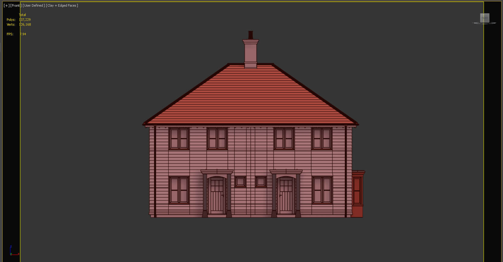 British House Bosc 2B2 - 3D Model by Cgseller2023