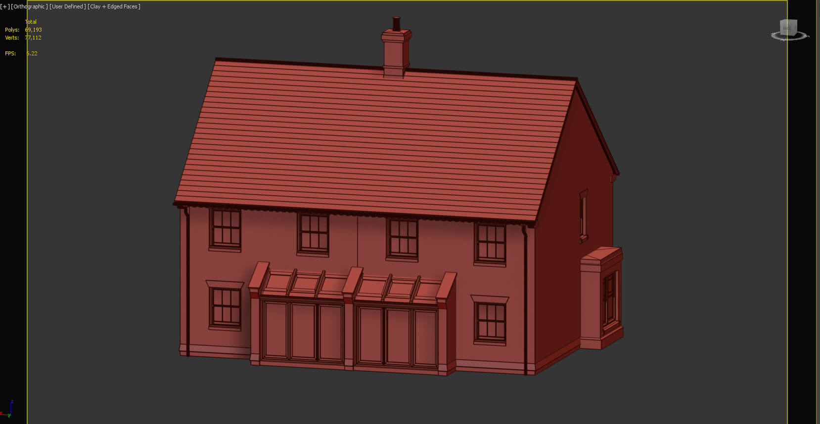 British House Bosc 3A - 3D Model by Cgseller2023